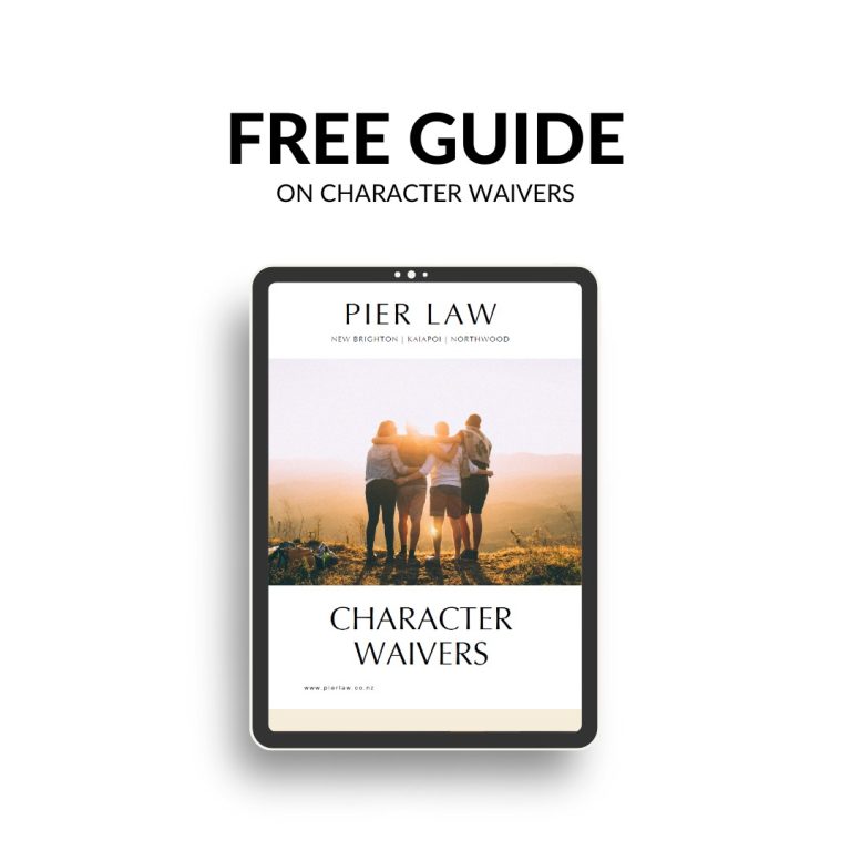 Medical and Character Issues - Pier Law